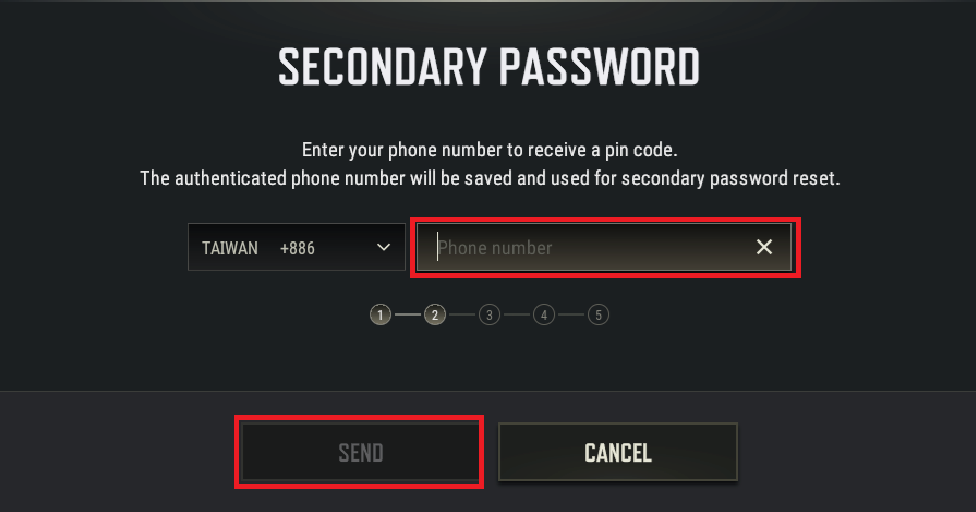 How to Set Up a Secondary Password – PUBG Support